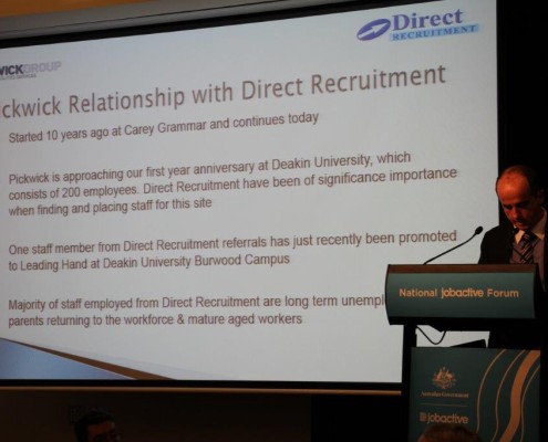 National Jobactive Forum - Pickwick Group - Integrated Facilities Services